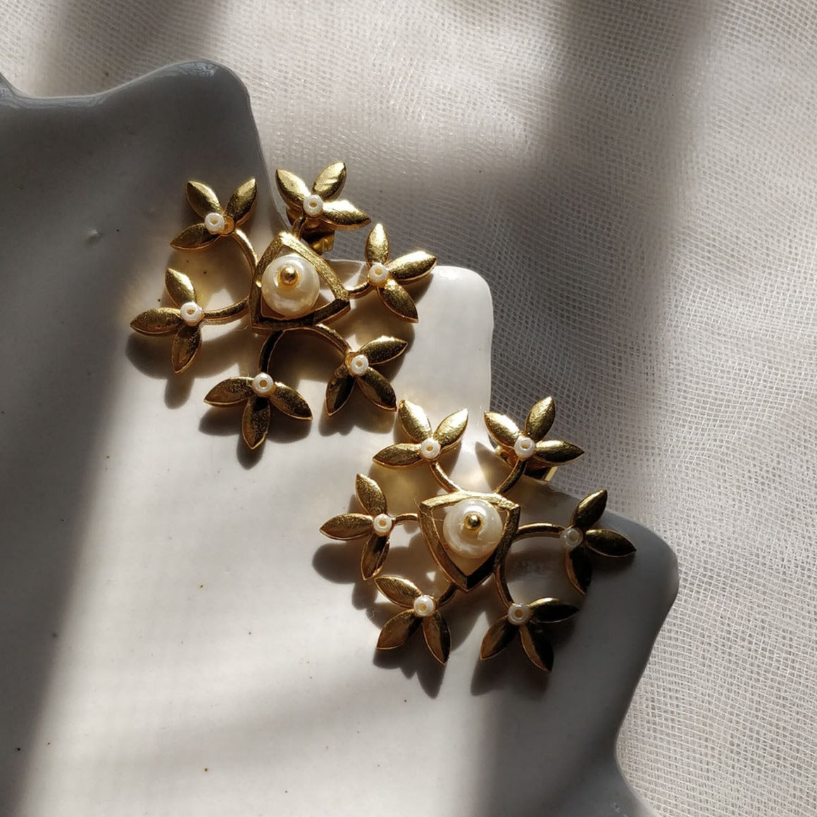 Floret Gold Studs – SADGI